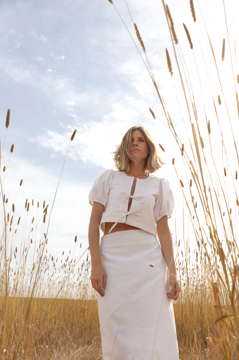 Pollera White – Musqué Studio